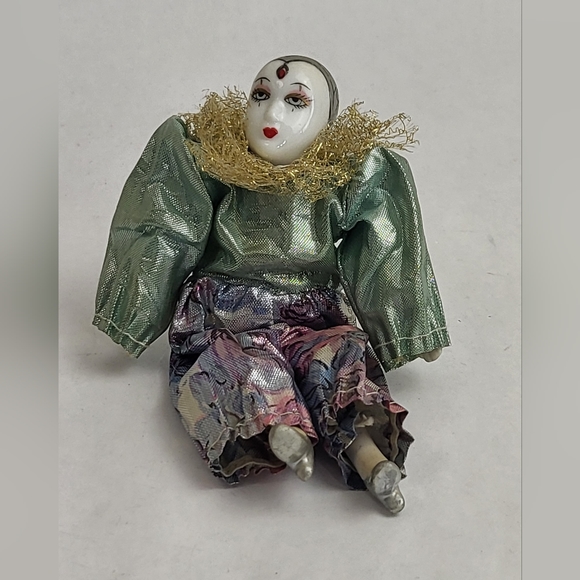 Sugar Loaf | Accents | Porcelain Mime Clown Jester Harlequin Doll ...